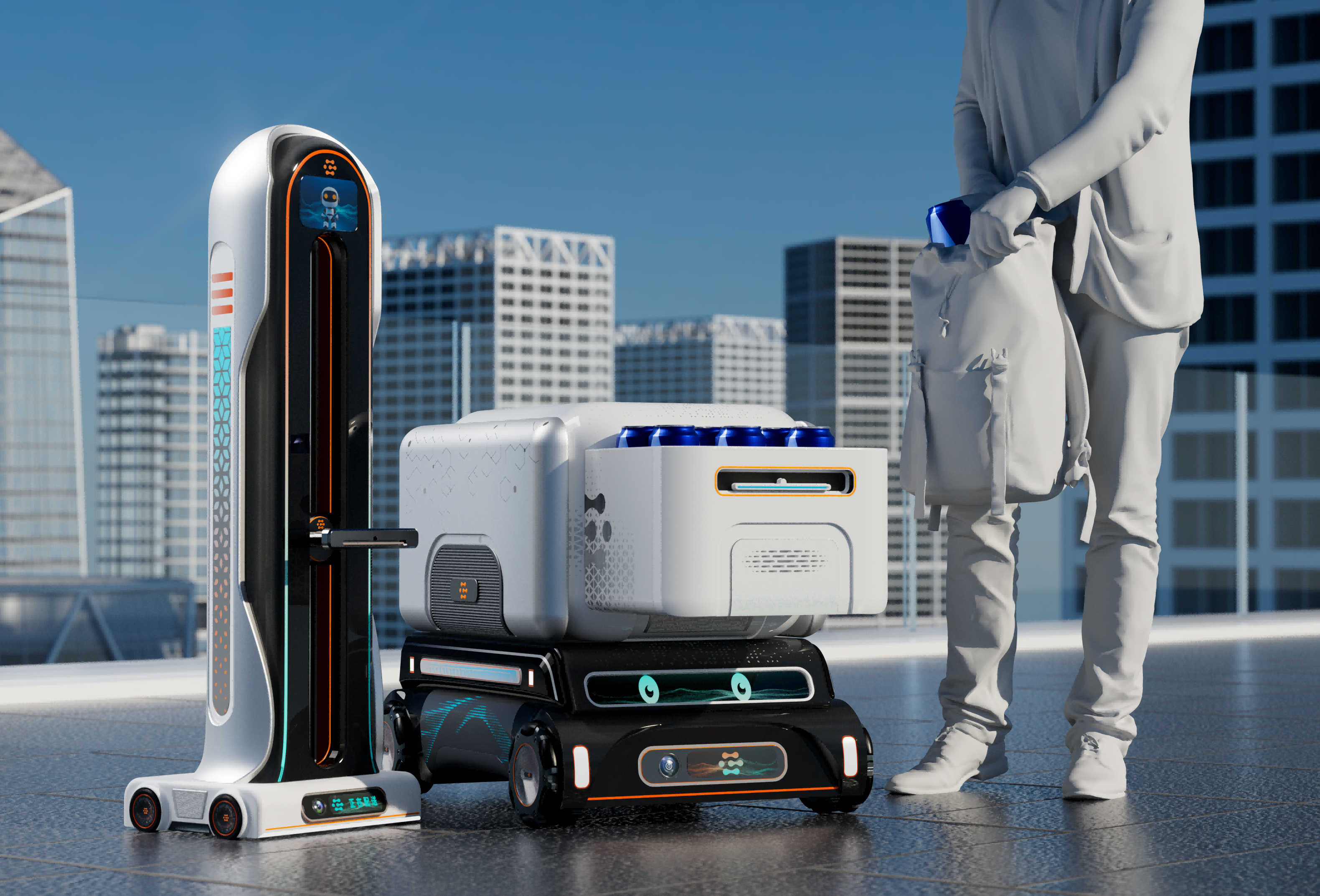 Intelligent Modular Delivery and Transfer Vehicle_获奖作品_金芦苇工业设计奖 ...