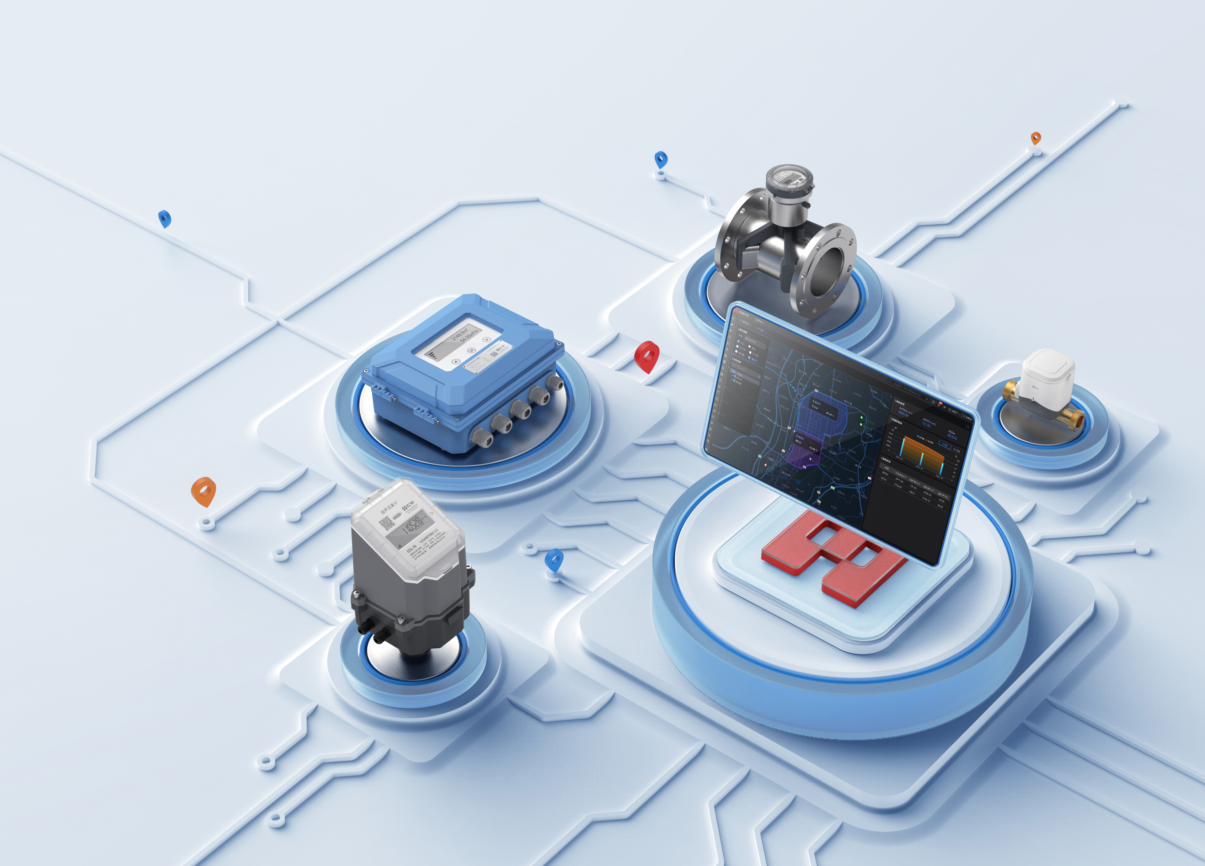 Intelligent water supply system for District Meter Areas_获奖作品_金芦苇工业设计奖 ...